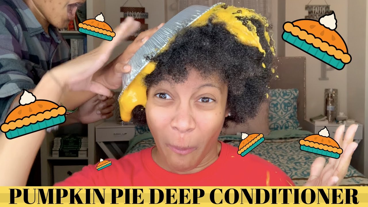PUMPKIN PIE HAIR SMOOTHIE | DIY HAIR SMOOTHIE FOR TYPE 4 HAIR - YouTube