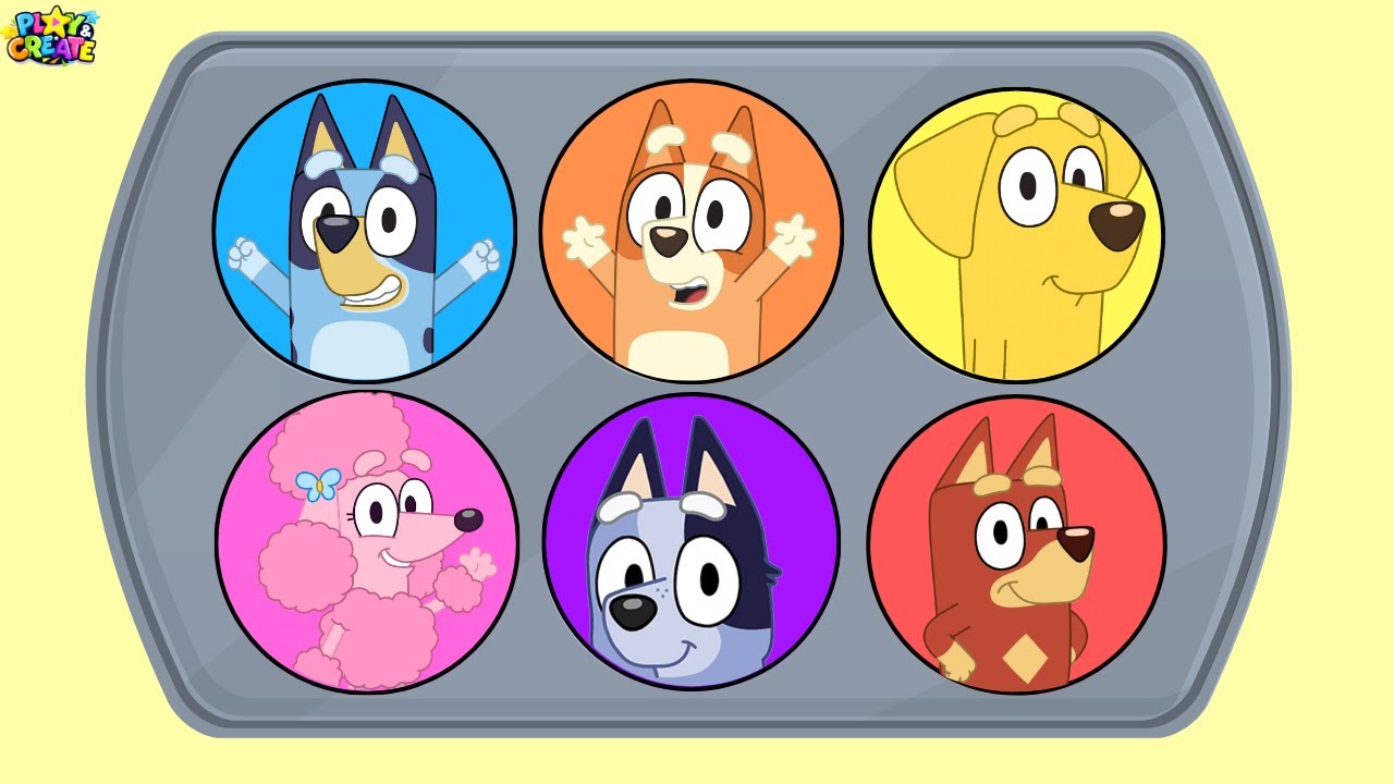 Bluey Toys Learning Video Activity | Learn Colors, Numbers & Letters ...