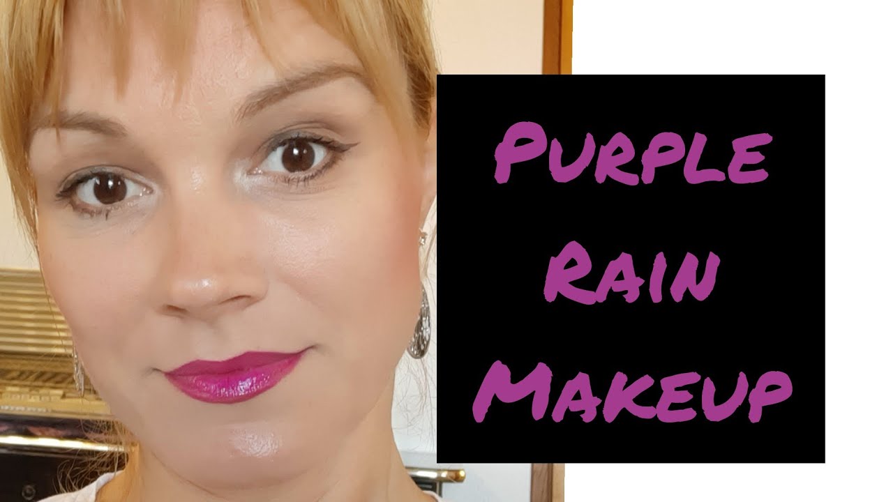 Purple rain makeup - YouTube