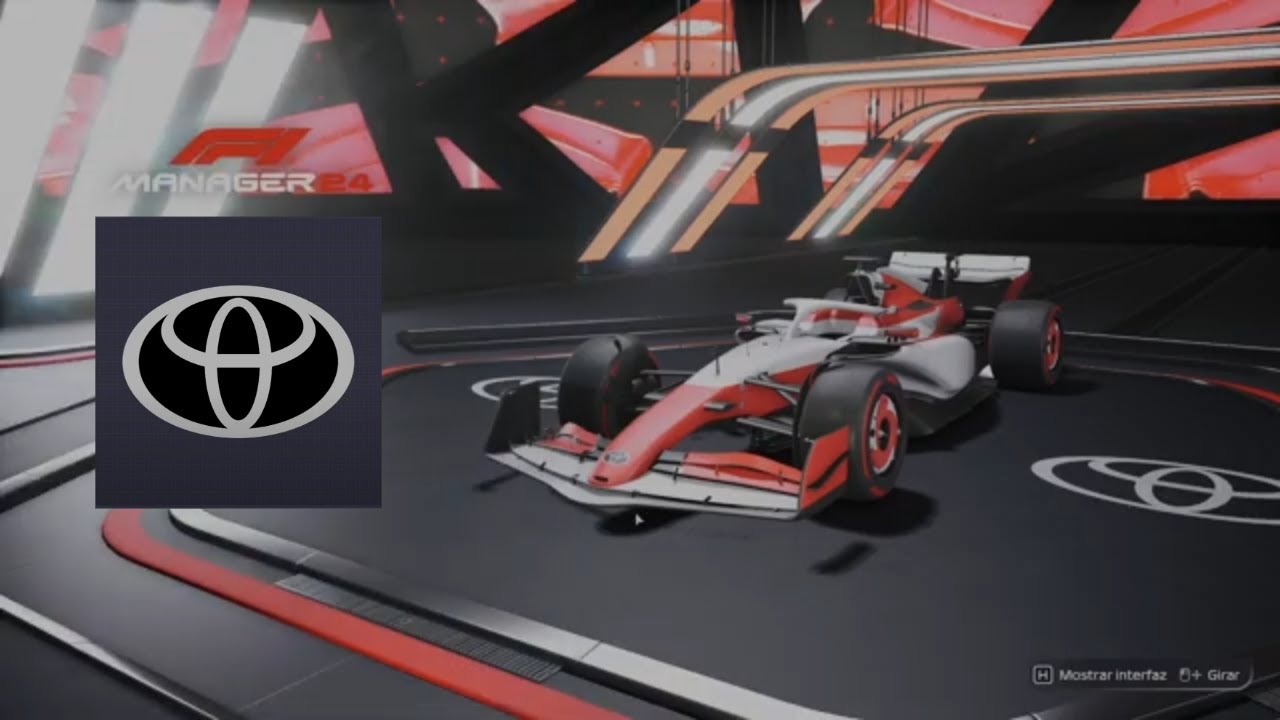 TOYOTA LOGO F1 MANAGER 2024 TUTORIAL SIN MODS + DISEÑO DE COCHE Y MONO ...