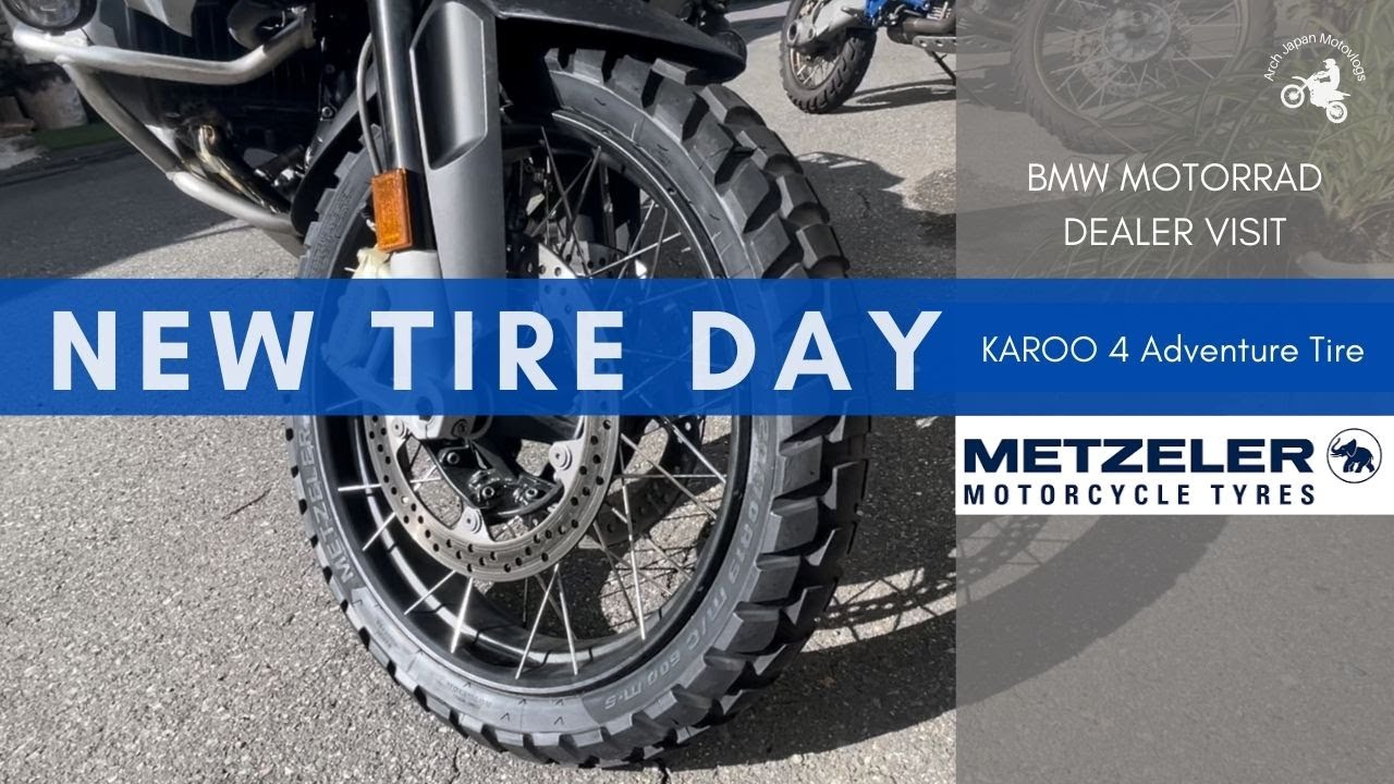 New Tires Metzeler KAROO 4 - BMW 1250 GSA - YouTube