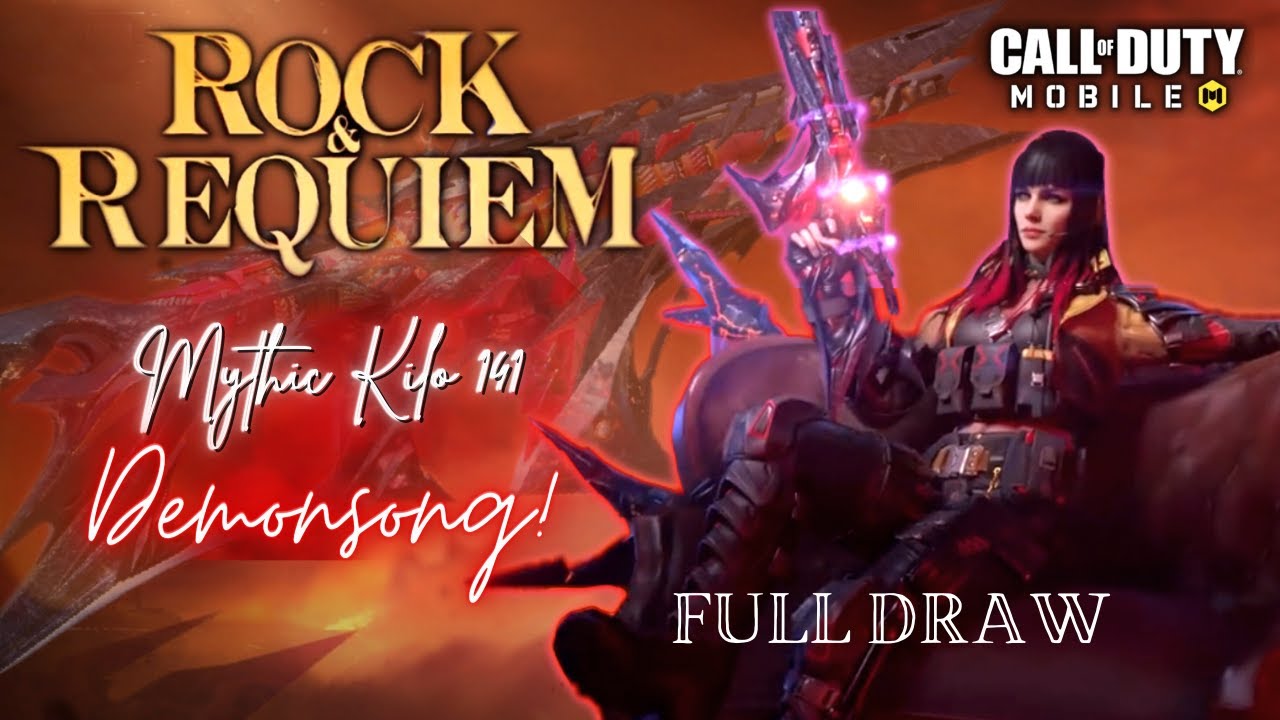 Buying Full Mythic Kilo 141 Demonsong Draw🤩 | Rock and Requiem Drop ...