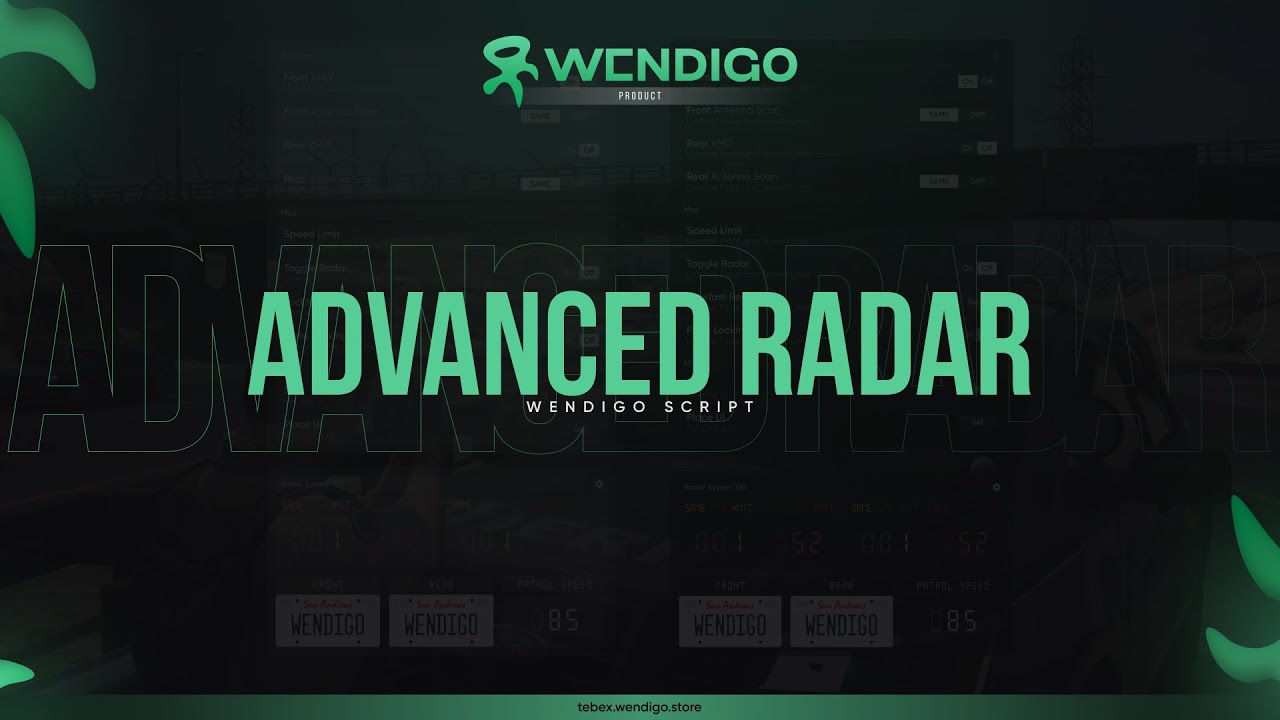 [QB/ESX] FiveM | The Advanced Radar System | wendigo-radar - YouTube
