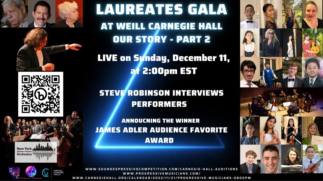 Carnegie Gala - OUR STORY, Part 2. James Adler Audience Favorite Award ...