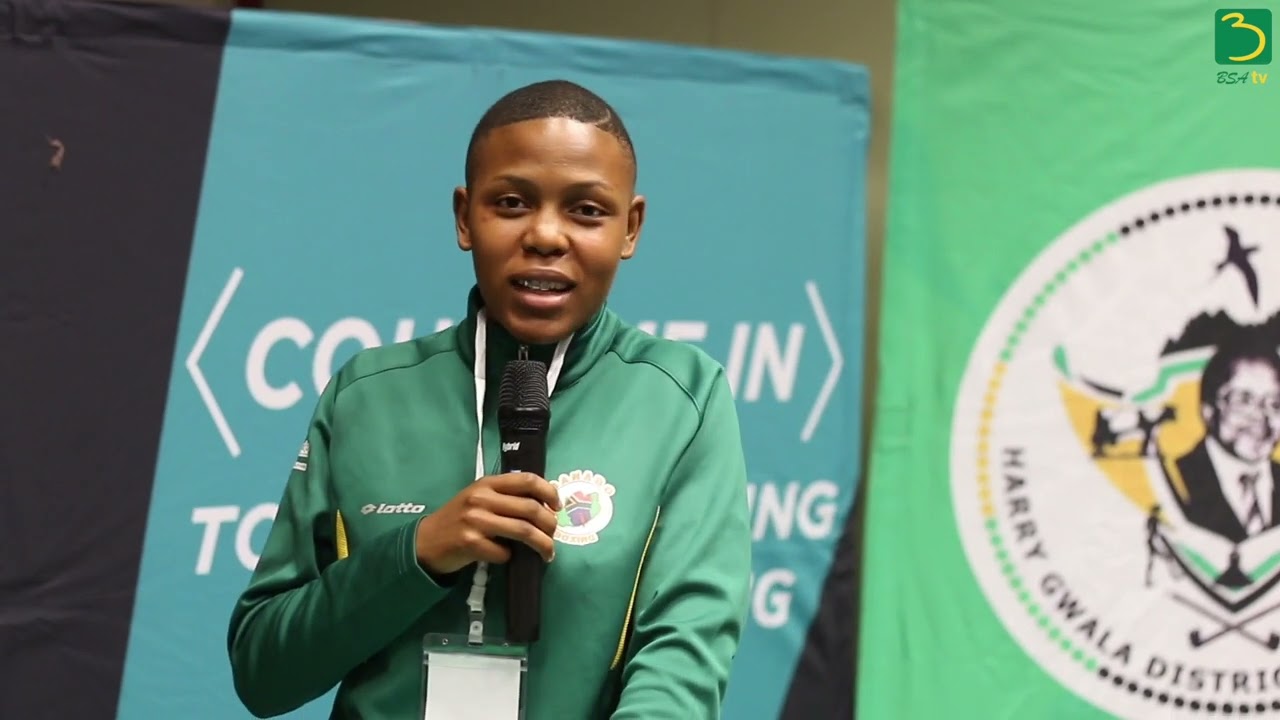Phiwokuhle Mnguni Sharing Her At The Harry Gwala District Meeting # ...