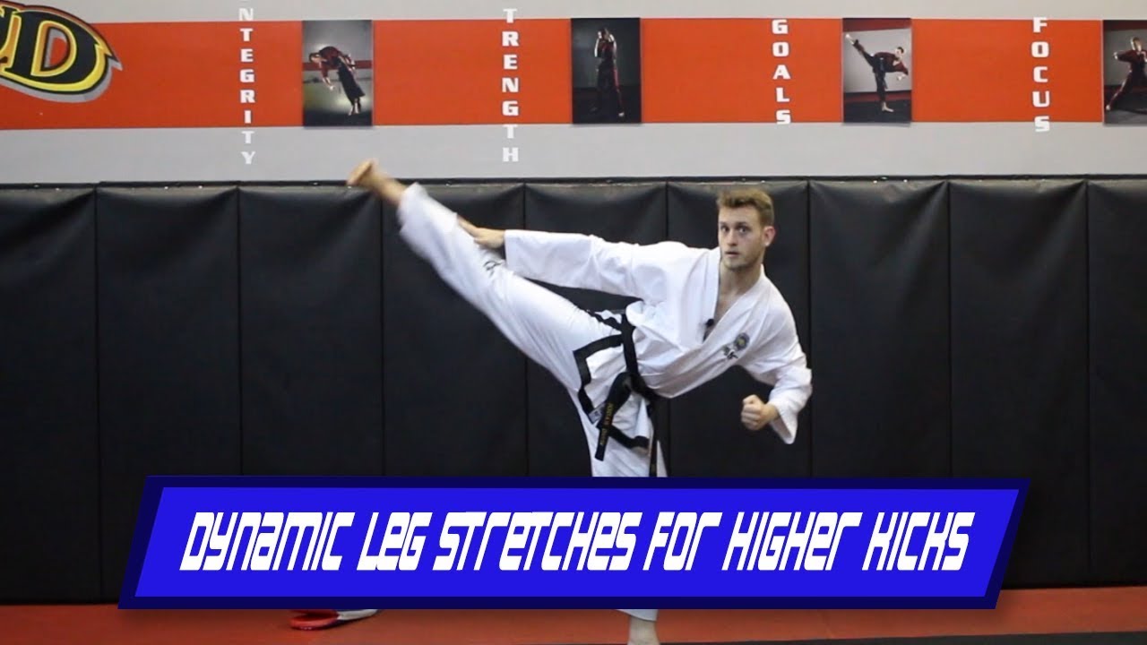 Dynamic Leg Stretches For Higher Kicks - YouTube