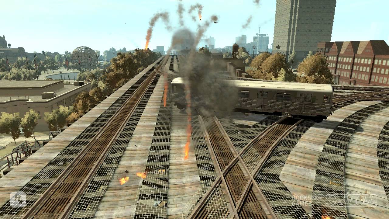 gta IV destroy trains - YouTube