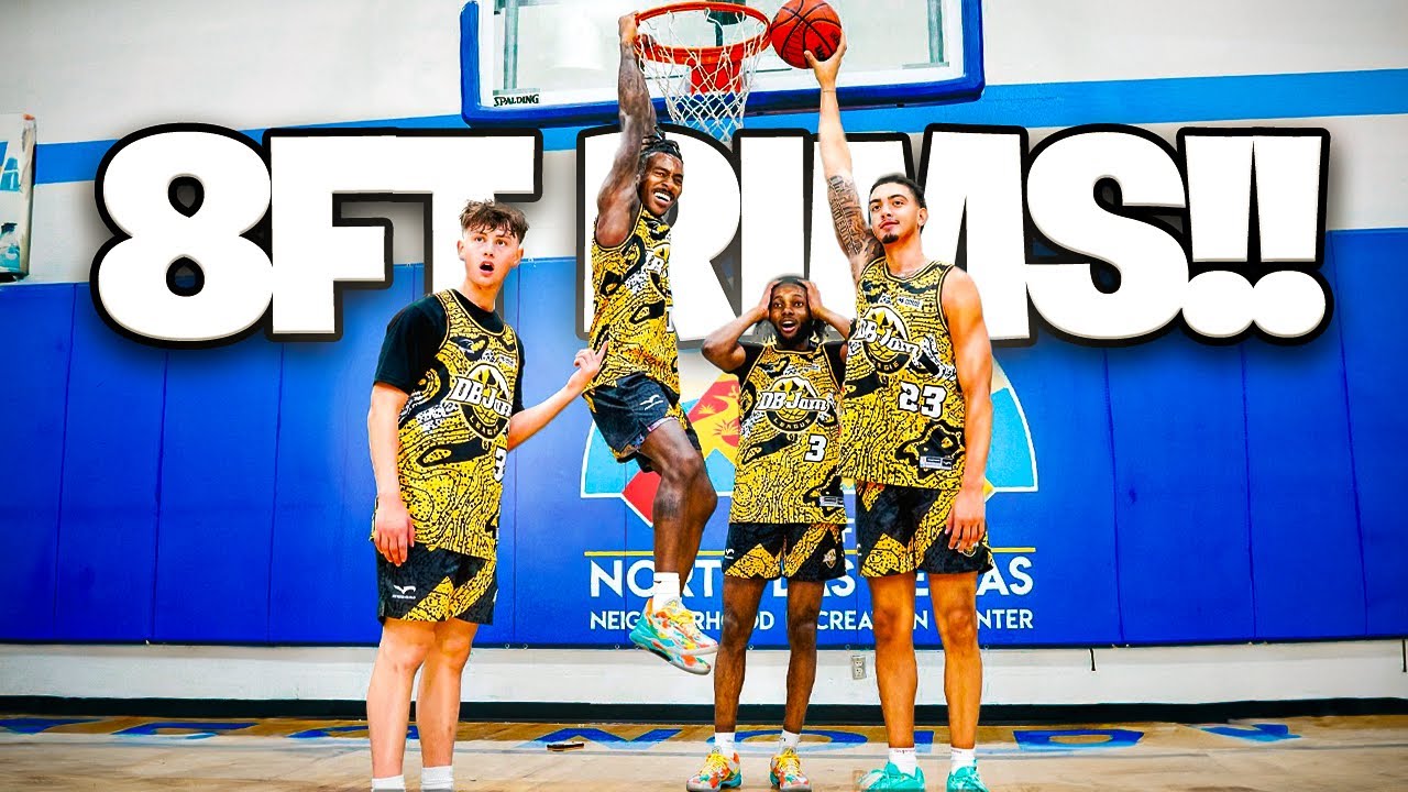 YPK RAYE DOMINATES 8FT RIM BASKETBALL LEAGUE!!!! - YouTube