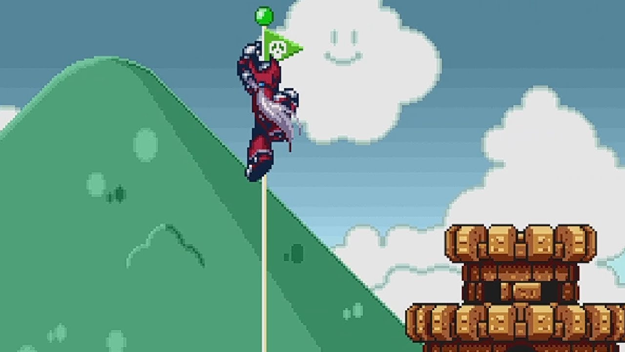 Mega Man X Online Custom Maps - Super Mario Bros. World 1-1 - YouTube