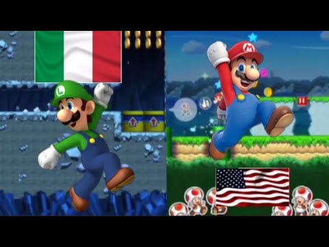 Super Mario Bros. Italian and American competition Custom Super Star ...