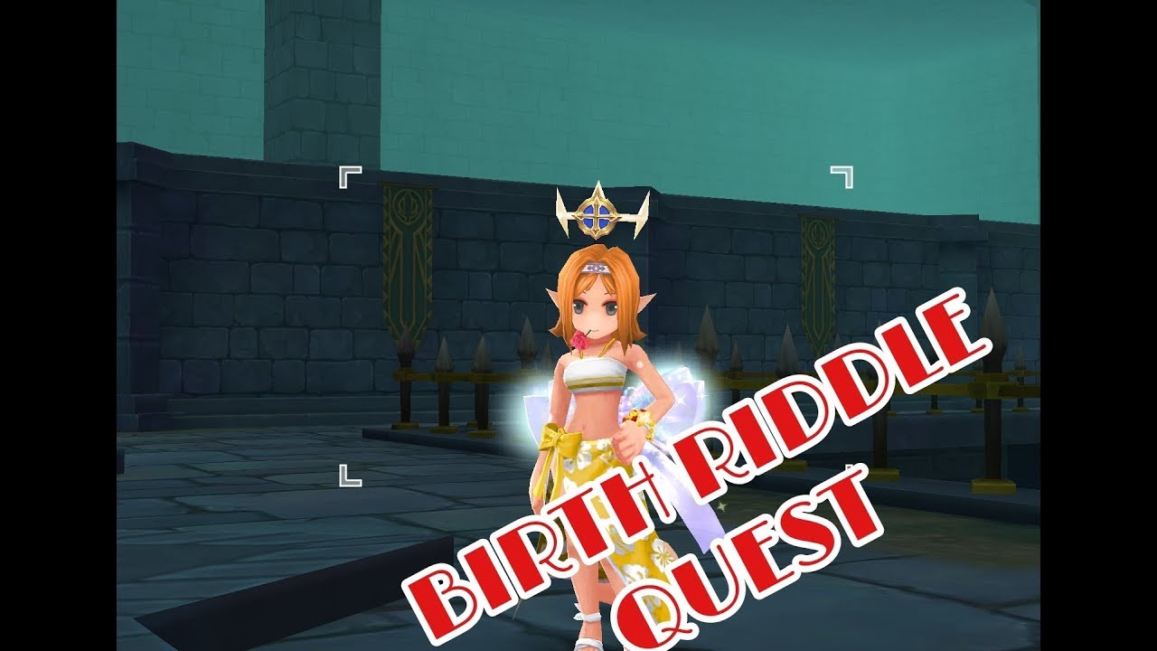 Birth Riddle Quest Answer Ragnarok Mobile - YouTube