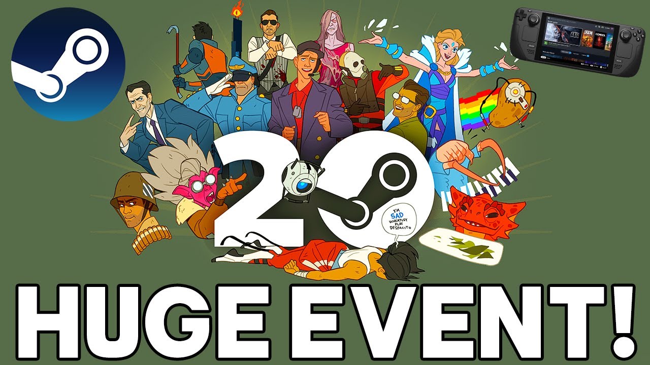 HUGE NEW STEAM EVENT - 20 YEARS OF STEAM LIVE NOW! - YouTube