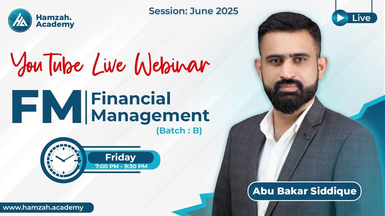 ACCA Financial Management Webinar 2 - YouTube