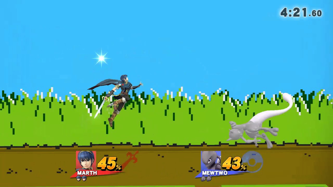 Marth tipper fsmash (Smash 4) - YouTube