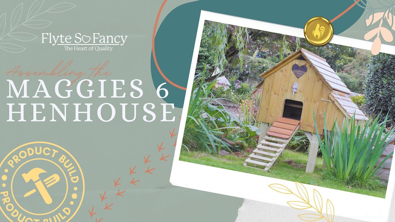 The Maggie's Six Hen House - Speed Build Easy Assembly in 3 Minutes ...
