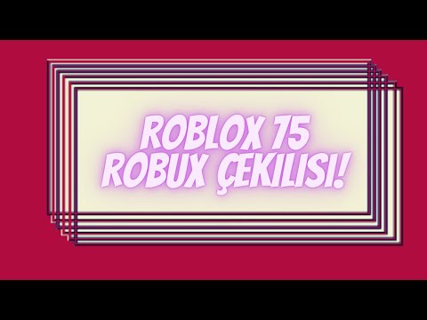 Roblox | 75 Robux Çekilişi! | Çekilişci Dayı