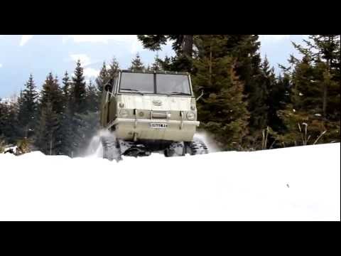 Haflinger Steyr Puch on Snow OFF ROAD - YouTube