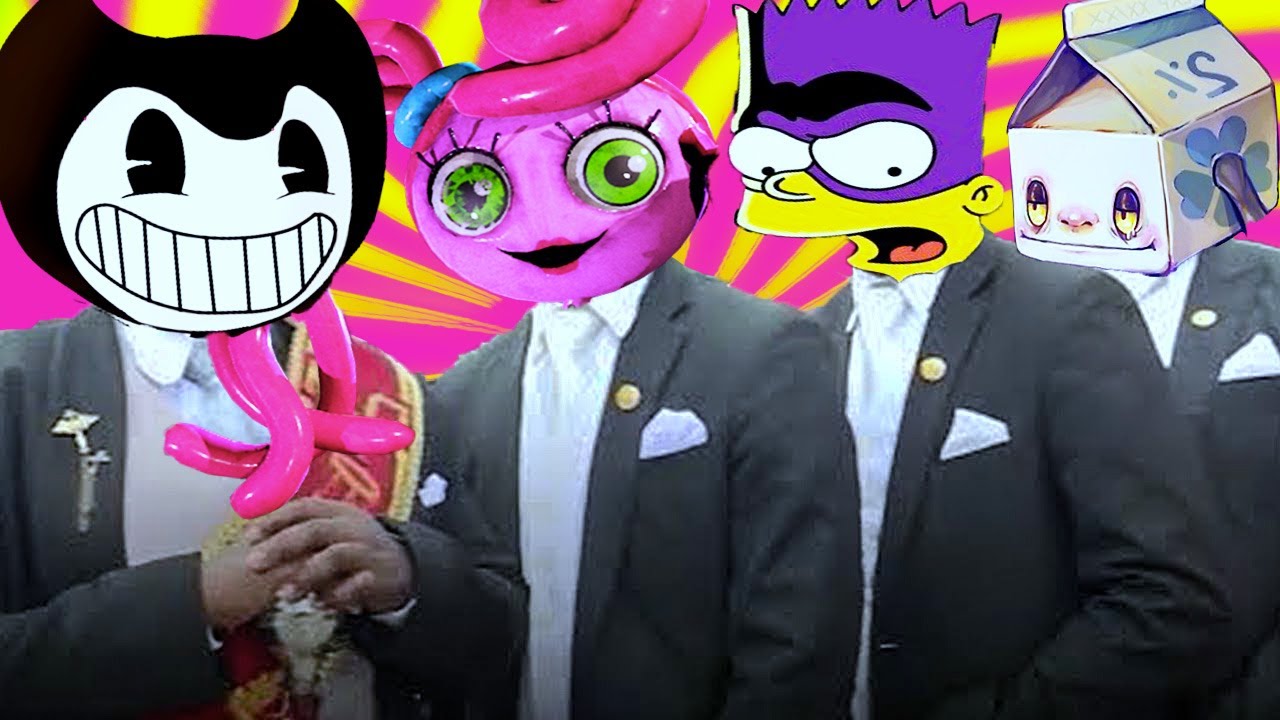 Mommy Long Legs & Bendy & Simpsons & Milkwalker - Coffin Dance meme ...