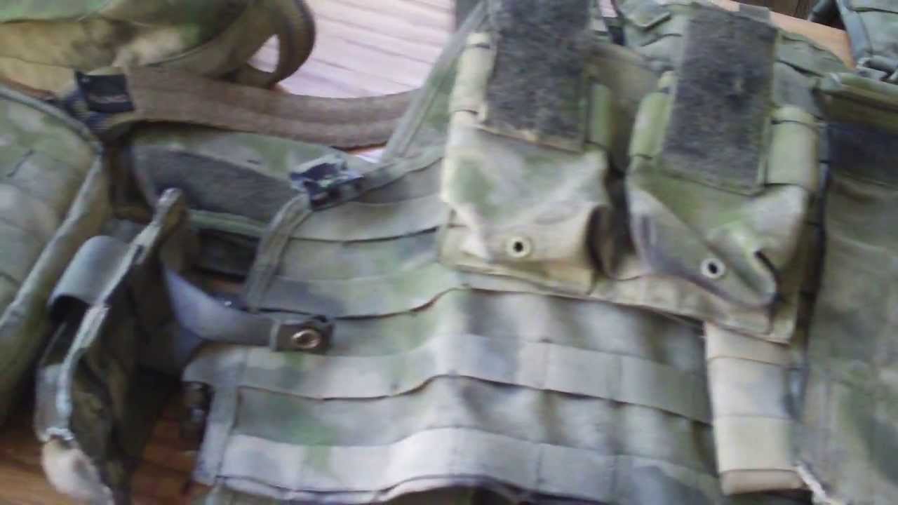 Completed Custom Camo Tac Gear: Close Look - YouTube