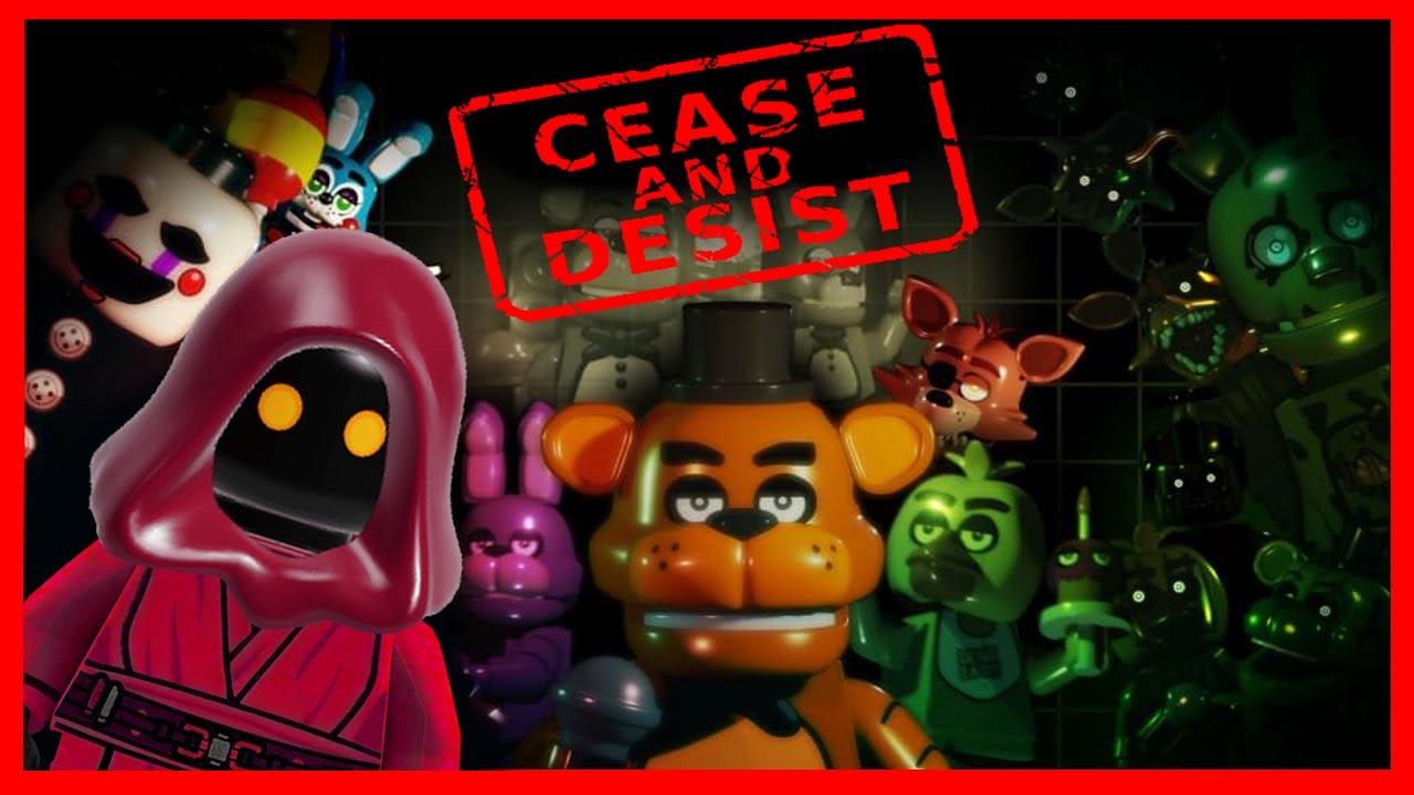 Lego Takes Down FNAF Fangame! - YouTube