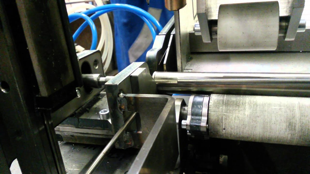 cap welding machine - YouTube