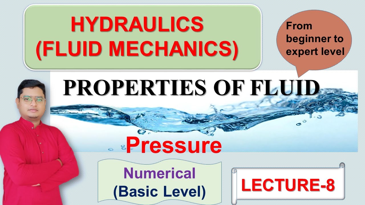 HYDRAULICS (FLUID MECHANICS) | LECTURE-8 | PROBLEM-1 | PRESSURE - YouTube