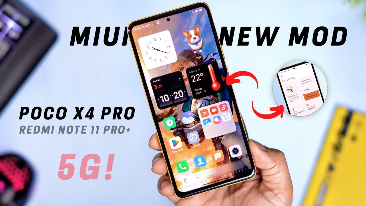Try New STABLE MIUI Mod ROM on Poco X4 Pro/Redmi Note 11 Pro+, Smooth ...