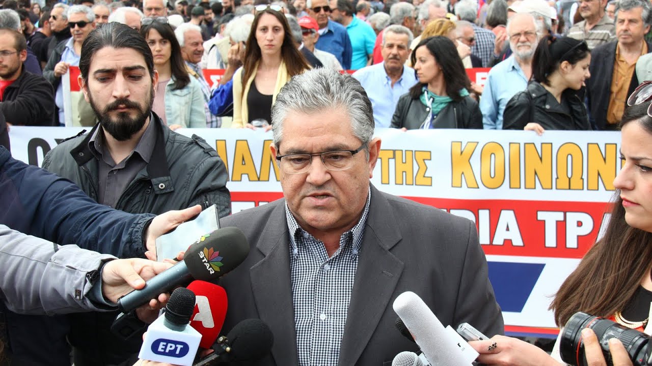 ΔΗΛΩΣΗ ΔΗΜΗΤΡΗ ΚΟΥΤΣΟΥΜΠΑ ΣΤΗΝ ΑΠΕΡΓΙΑΚΗ ΣΥΓΚΕΝΤΡΩΣΗ ΤΟΥ ΠΑΜΕ - YouTube