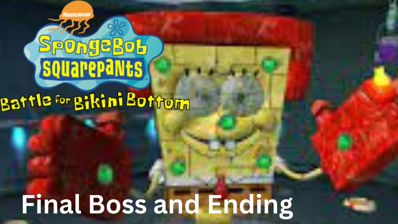 SpongeBob Battle for Bikini Bottom: Part 49 - Final Boss and Ending ...