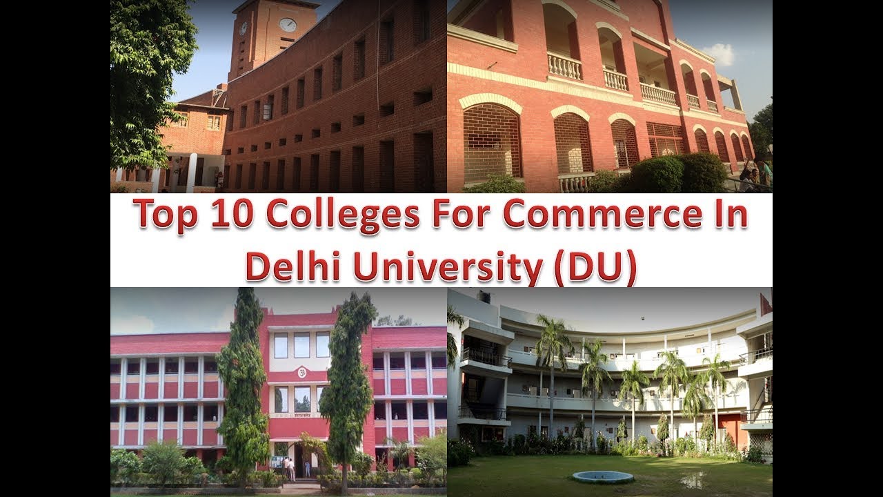Top 10 Colleges For Commerce In Delhi University - YouTube