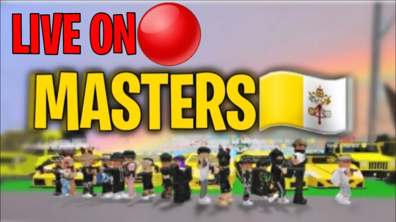 LIVE ON🔴 RP: EVENTO DA MASTERS🇻🇦🔥(ROBLOX) - YouTube
