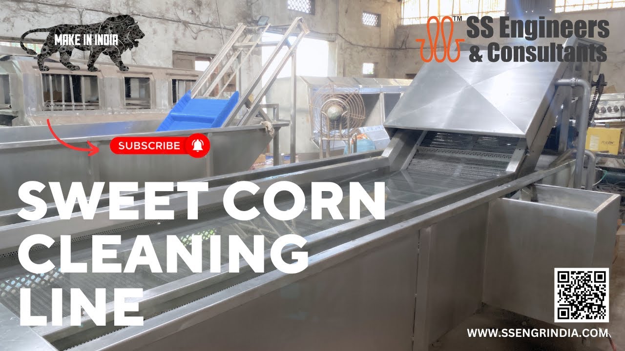 Sweet Corn Cleaning Line #sweetcorn #corncleaningline #corncleaning # ...