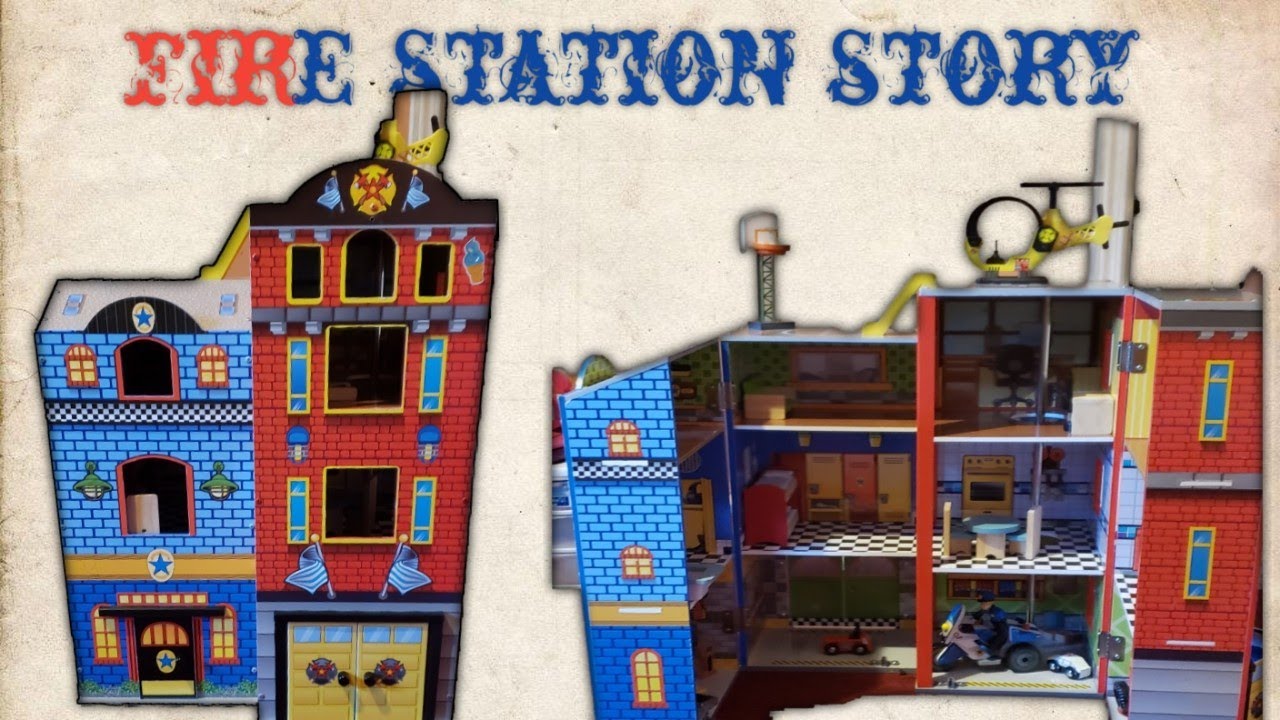 Kidskraft fire station story - YouTube