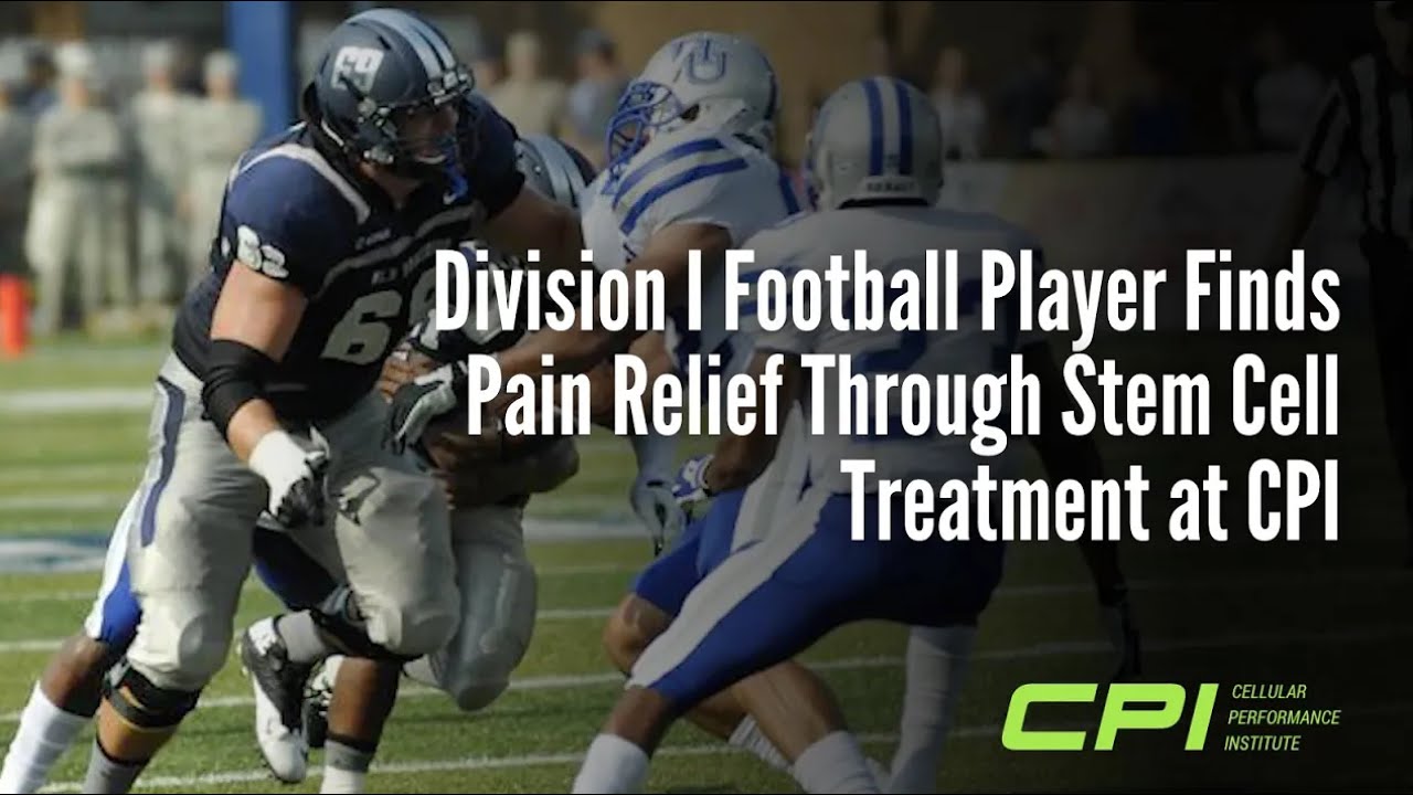 Division I Football Player Finds Pain Relief Through Stem Cell ...