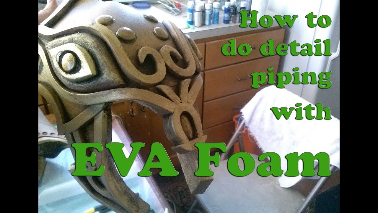 Detail Piping for EVA Foam Cosplay Tutorial - YouTube