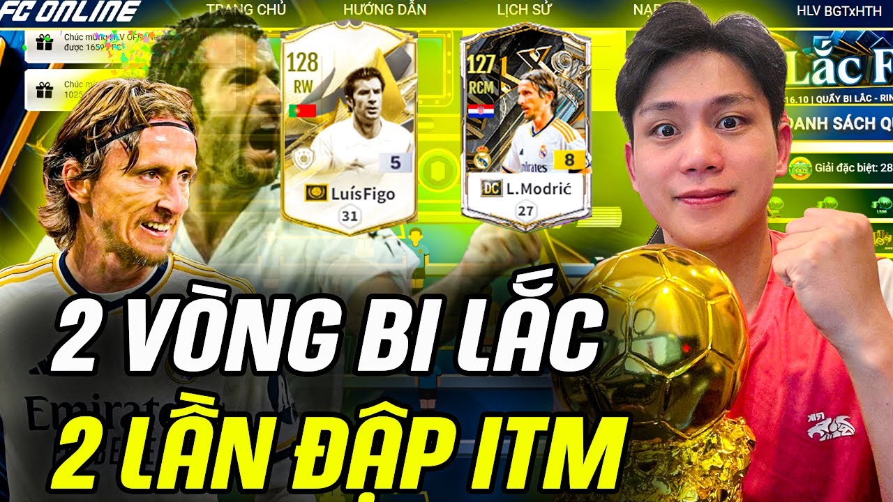 BÙNG NỔ 2 VÒNG SỰ KIỆN BI LẮC GOM PHÔI CHINH PHỤC 2 LẦN LUIS FIGO ITM ...