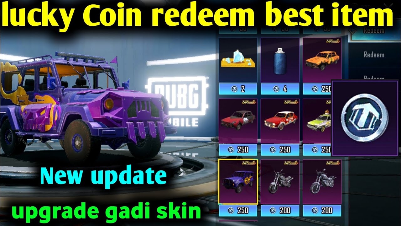 Redeem Free Upgradable Skins | How Get Free Lucky Coins collect items ...