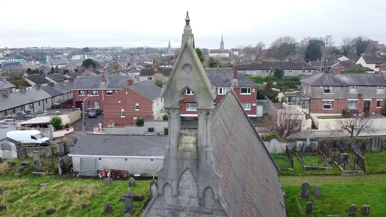 GRAVEYARDS IRELAND || CORD CEMETERY, CHORD ROAD, DROGHEDA || DJI MAVIC ...