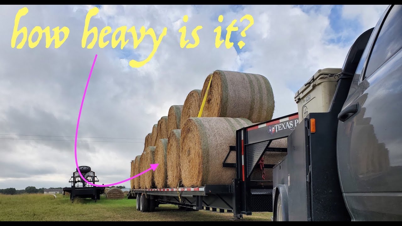 How Much Does a Load of Hay ACTUALLY Weigh? - Cummins Heavy Haul - YouTube