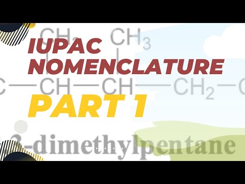 Class 11 Organic Chemistry Chapter #1 Some Basic principles. Part #3 IUPAC Nomenclature - YouTube