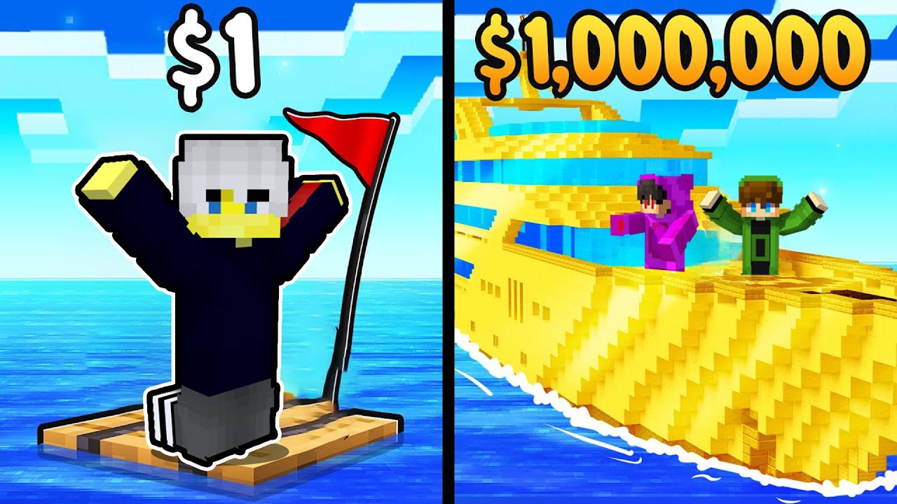 Boat Race With Jeyjey And olip in Minecraft - YouTube