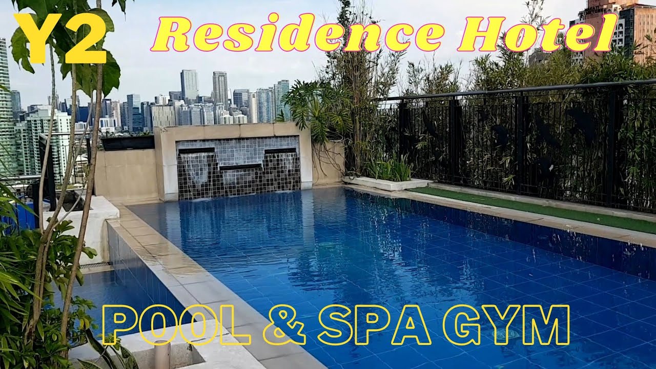 Y2 Residence Hotel Roofdeck swimming pool and fitness gym @ The AMARI ...