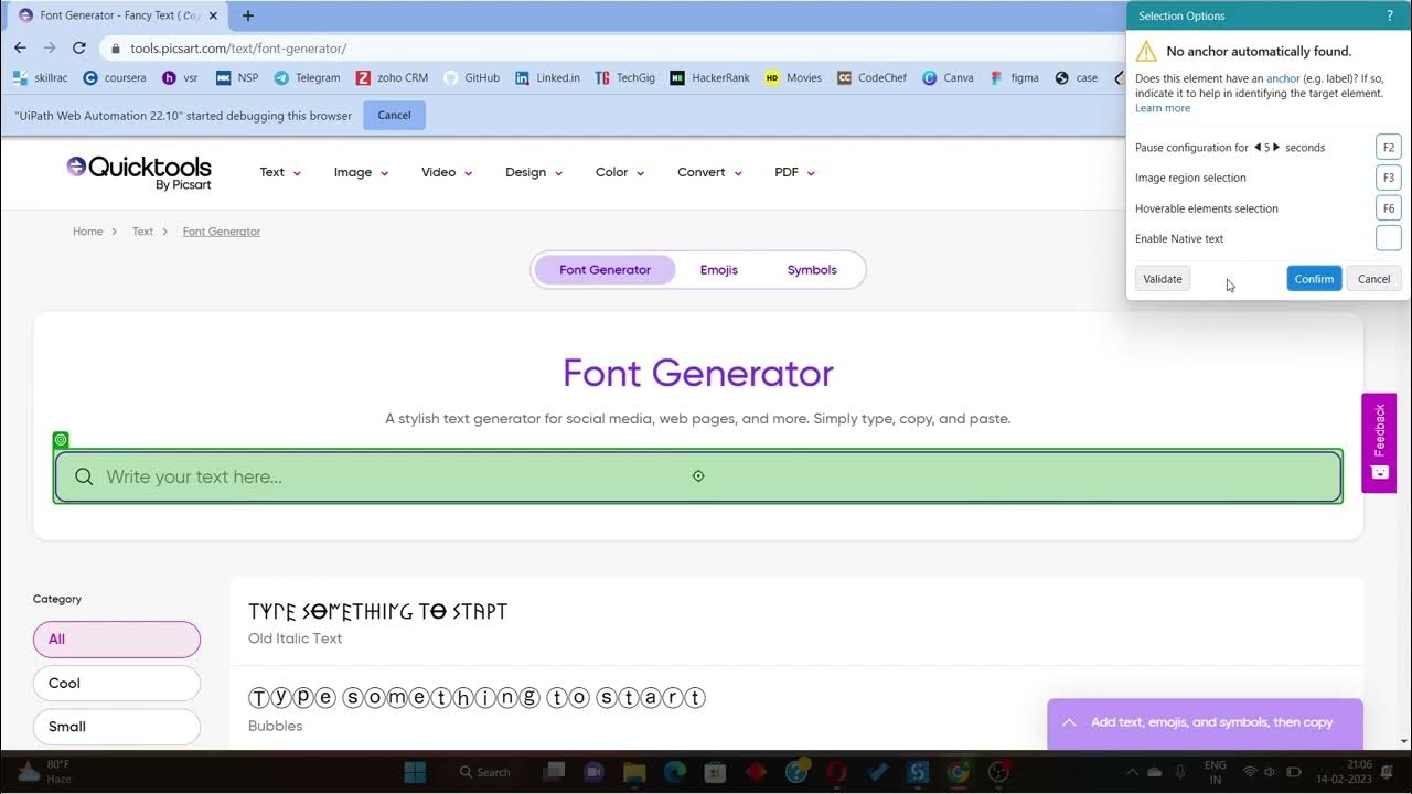 Ui path - Bot for Font Generation - YouTube