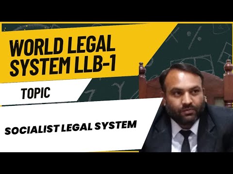 Socialist legal system. - YouTube