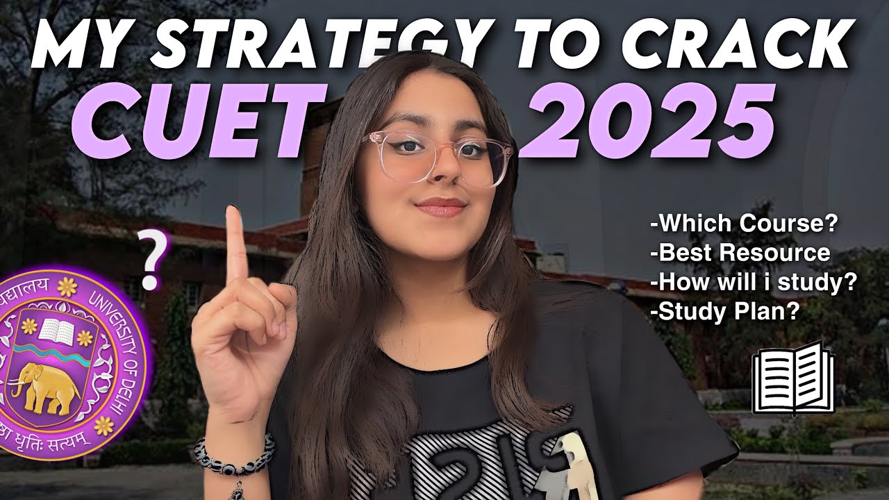 My ULTIMATE STRATEGY to CRACK CUET’25🤫|| Best Course, Resources ...