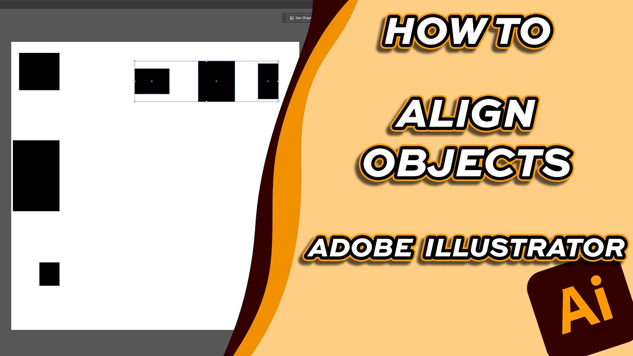 How to Align Objects [Adobe Illustrator] - YouTube