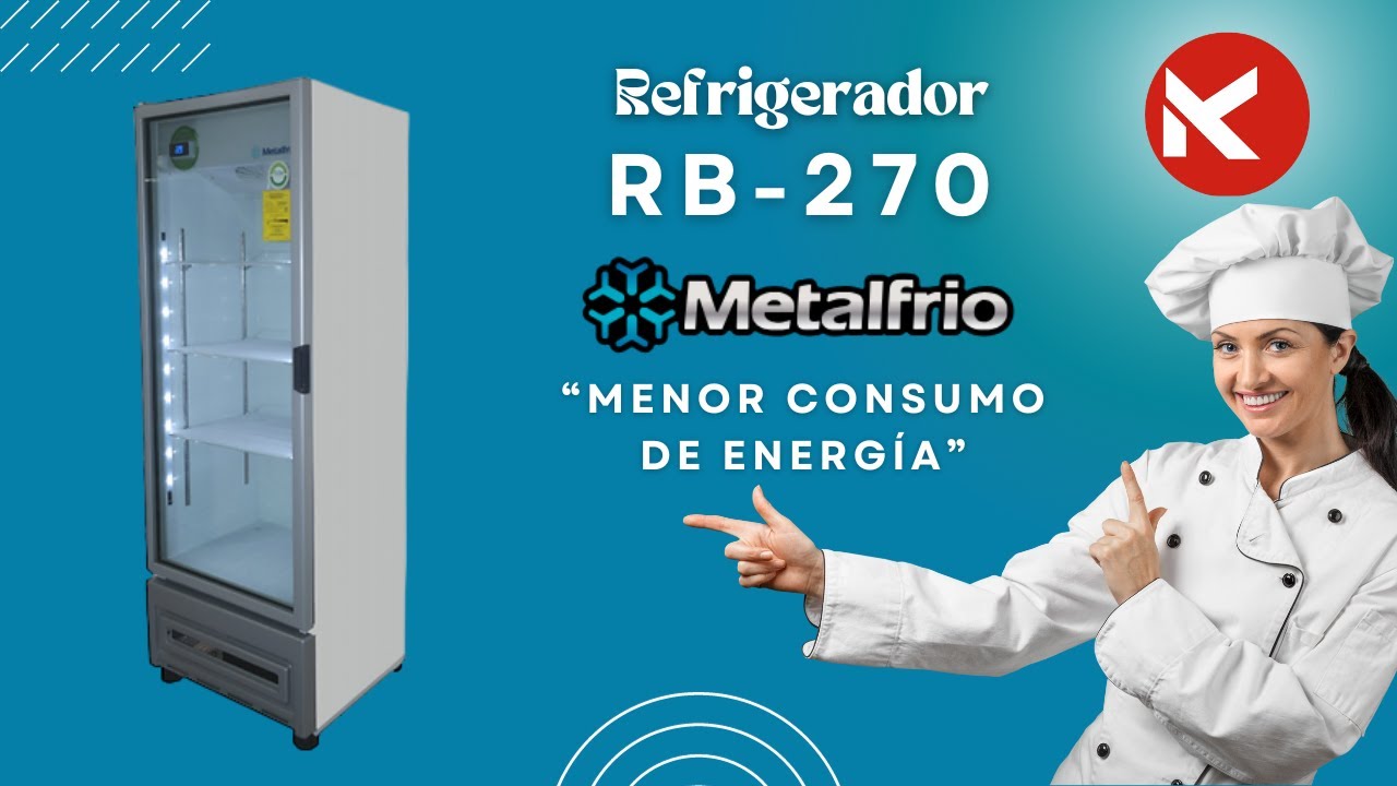 🥶 ️ Refrigerador RB270 de Metalfrio: ¡La Solución para tus Necesidades ...
