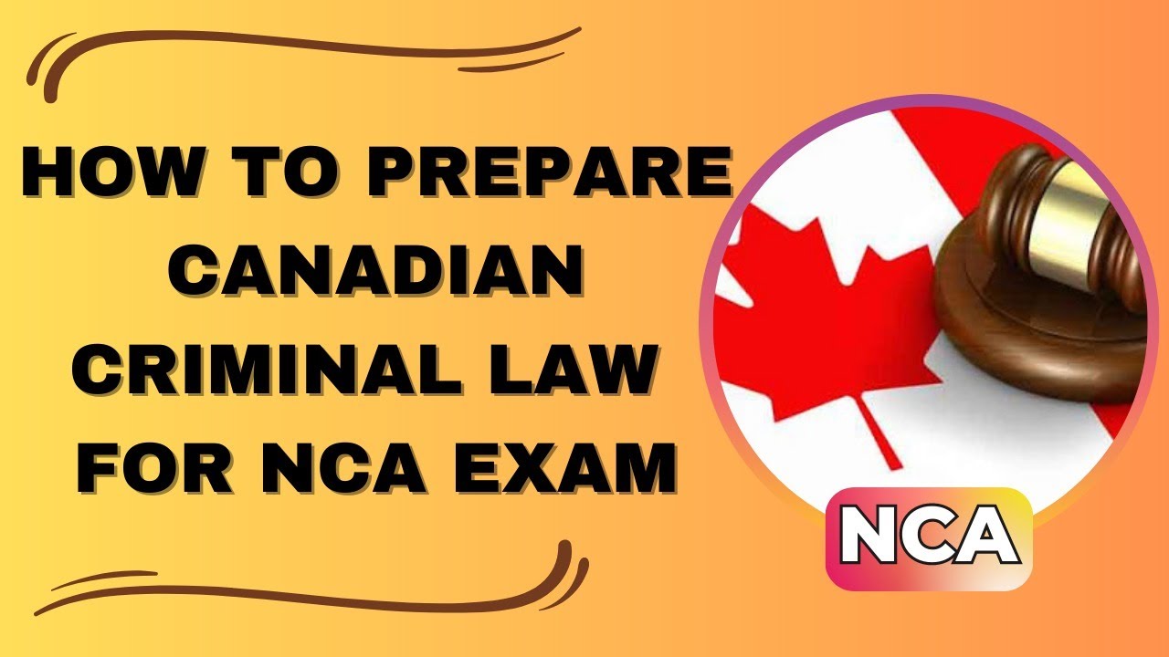 How to prepare criminal law for NCA exam I LEGALEYE - YouTube