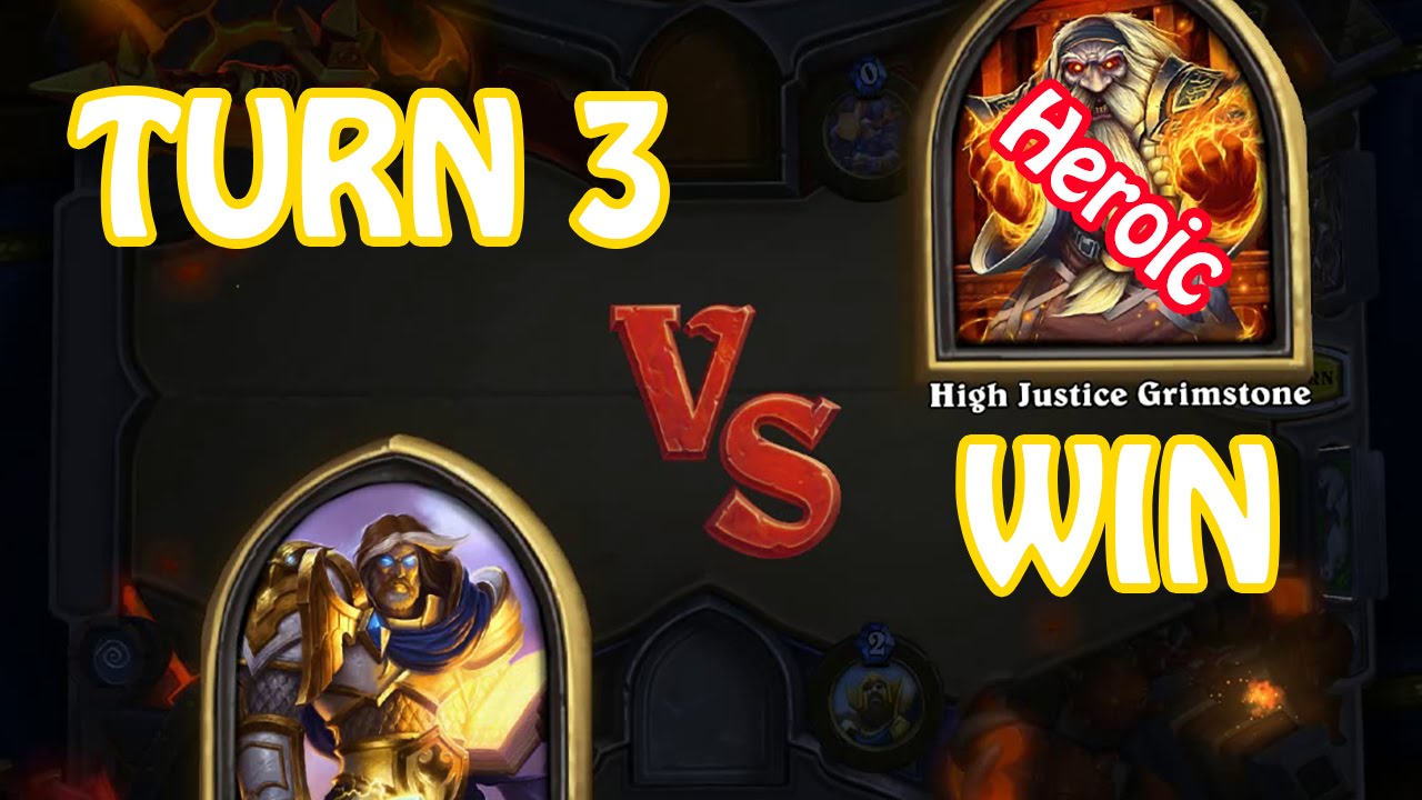 [Hearthstone] Beating Heroic Dark Iron Arena on Turn 3 with Paladin ...