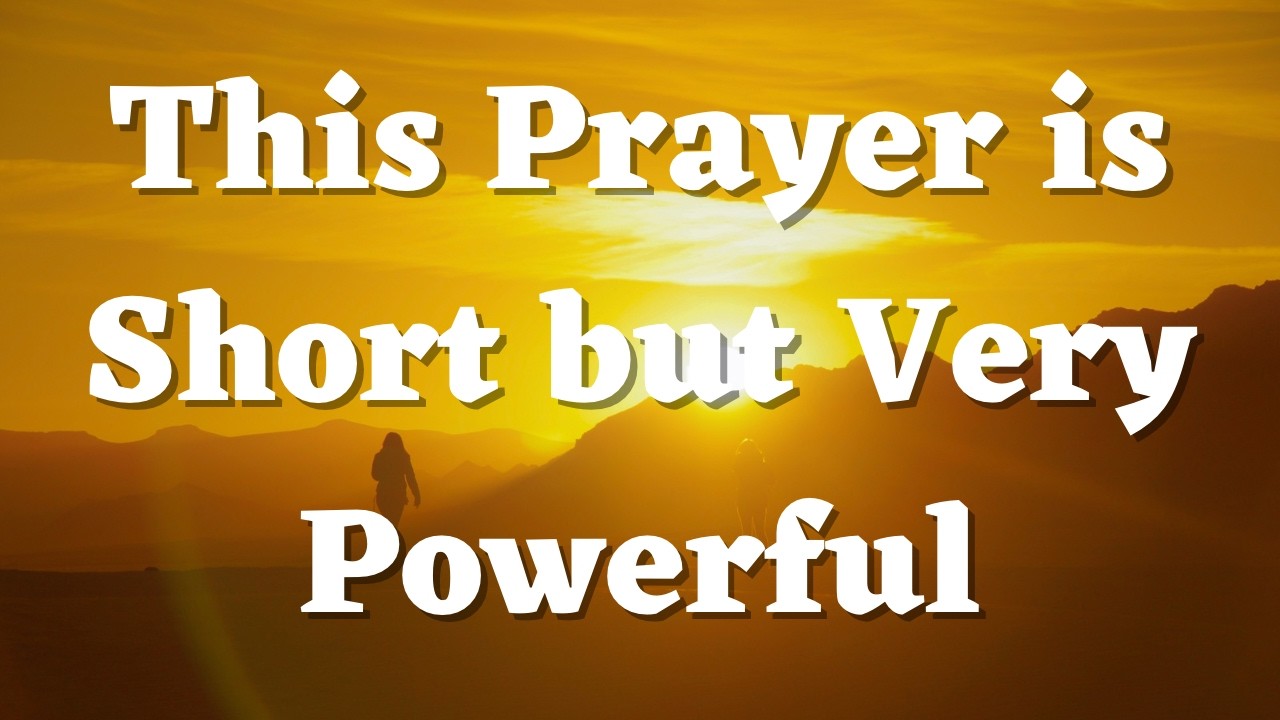 Only 3 Minutes: A Short MORNING PRAYER to Start Your Day Right | Daily ...